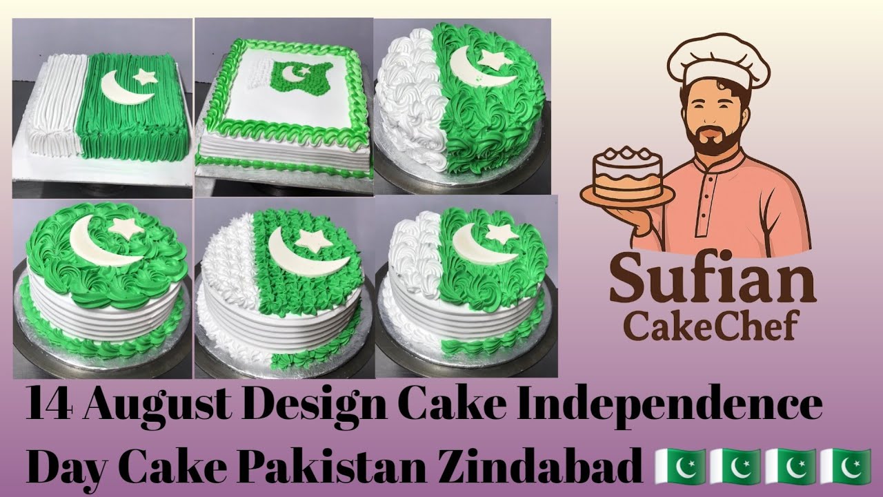 14 August Cake Design Independence Day Cake Pakistan Zindabad 🇵🇰🇵🇰/ How ...