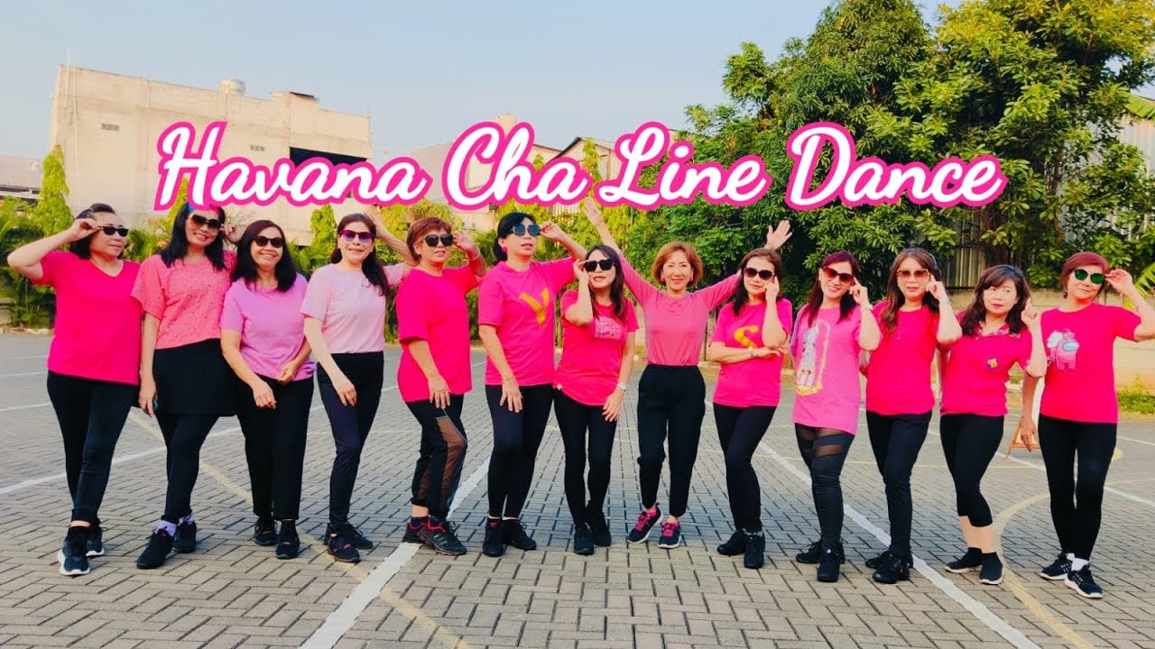 Havana Cha Line Dance (Ria Vos) - High Beginner - Demo by Glowing - YouTube