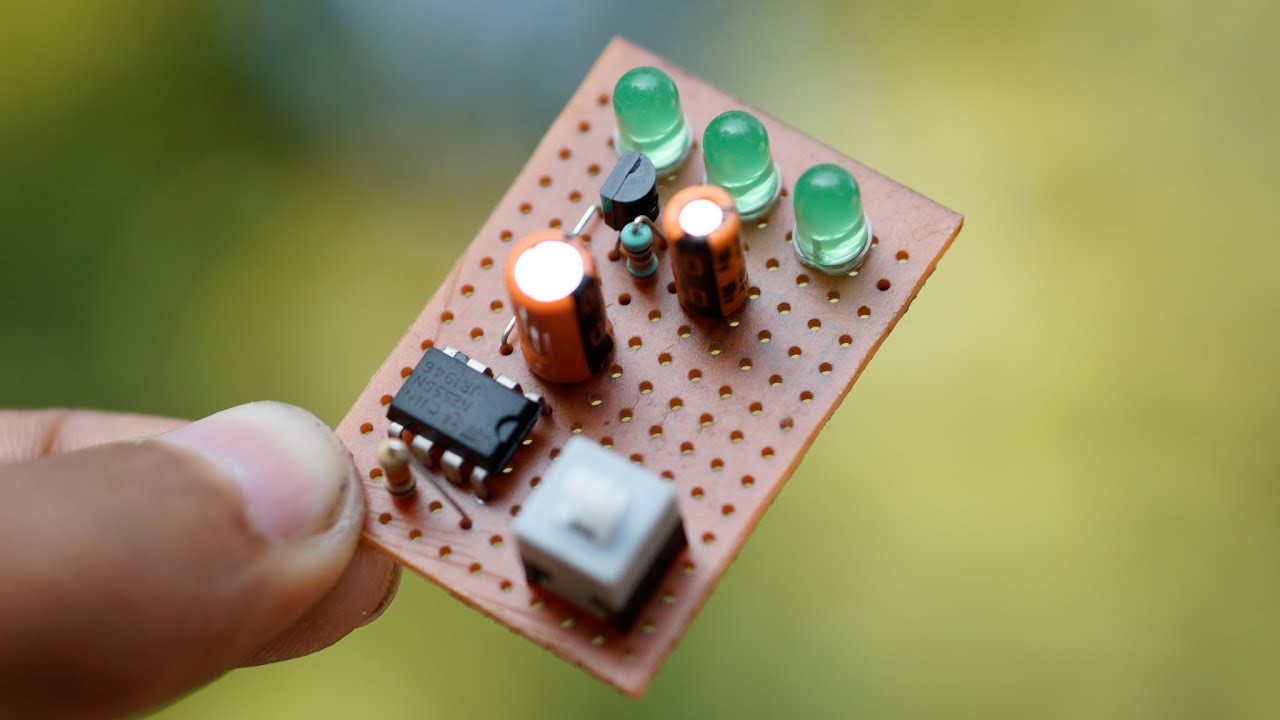 Timer Switch Circuit using NE555P IC - YouTube