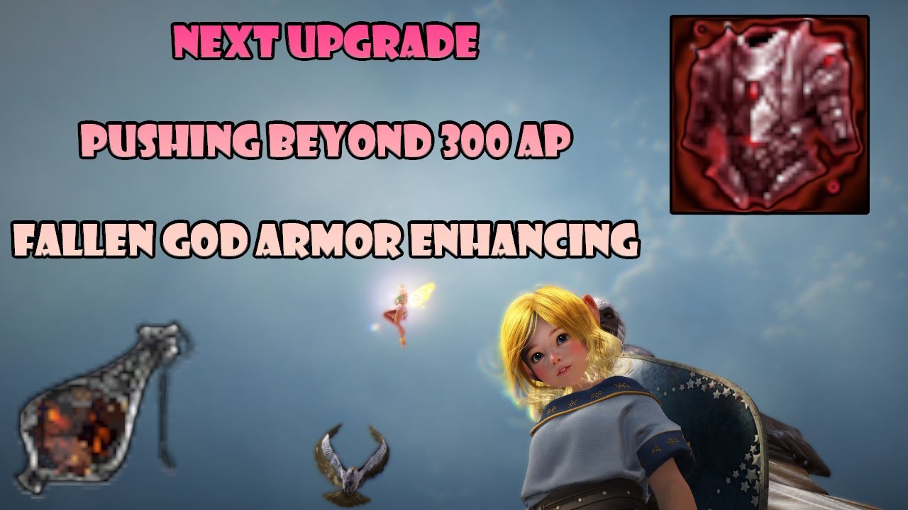 BDO - | Enhancing Fallen God Armor | New accessory upgrade| going ...