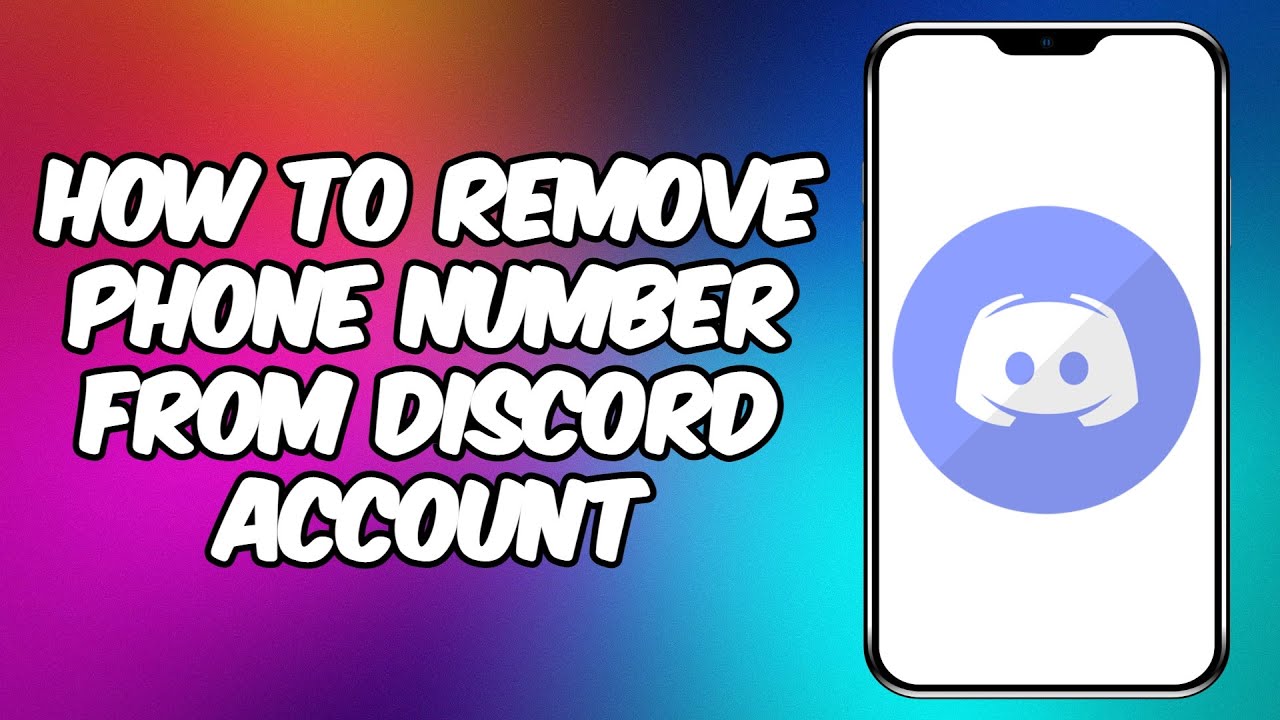 How To Remove Phone Number From Discord Account - YouTube