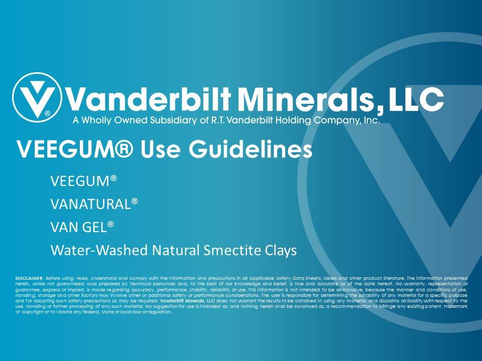 VEEGUM® Use Guidelines - YouTube
