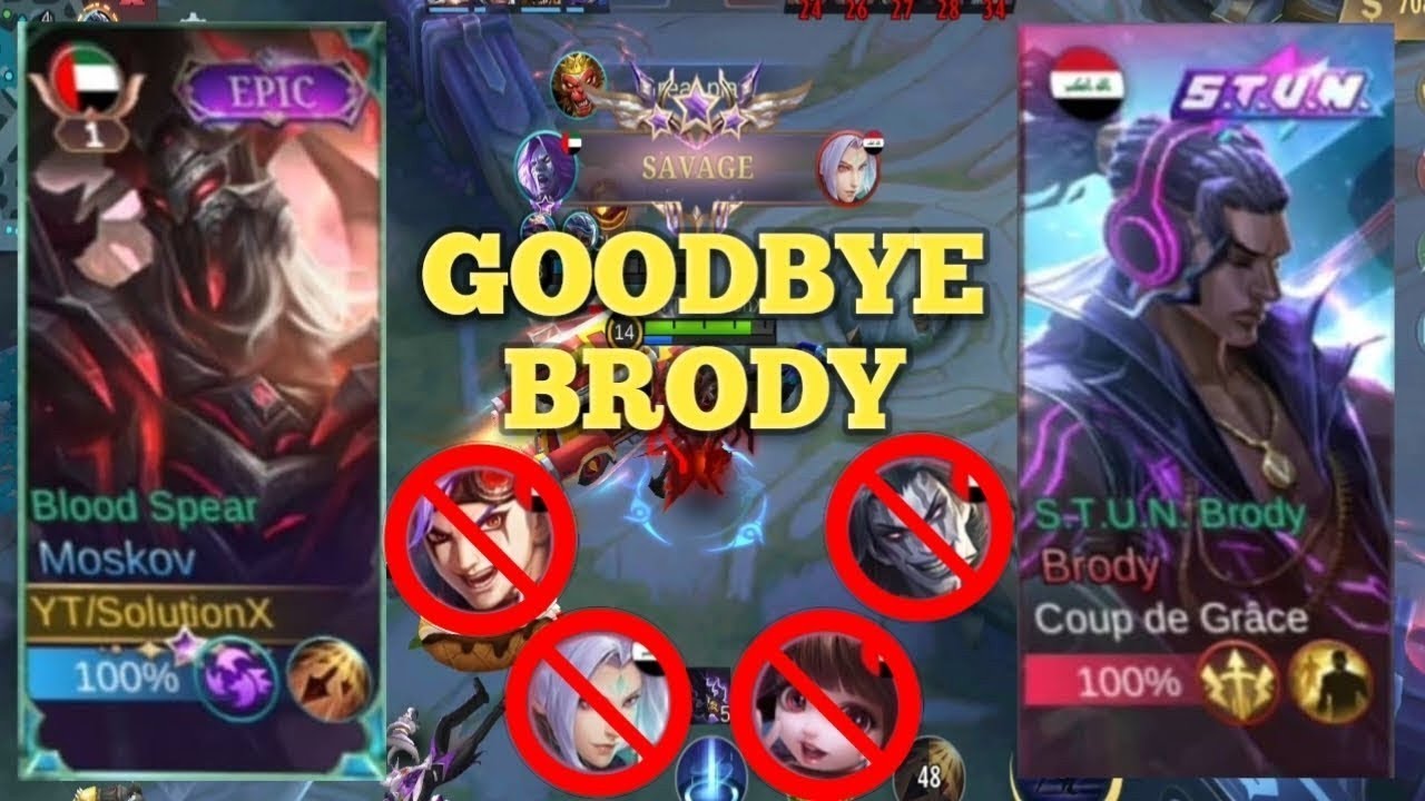 Savage - Goodbye Brody You Can't Bet Moskov - Mobile Legends #mlbb ...