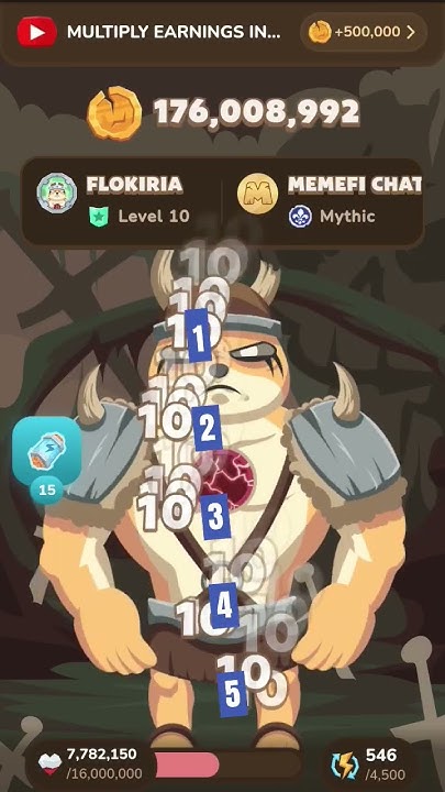 memefi daily combo of 16 August 2024 how to claim 500k tokens - YouTube