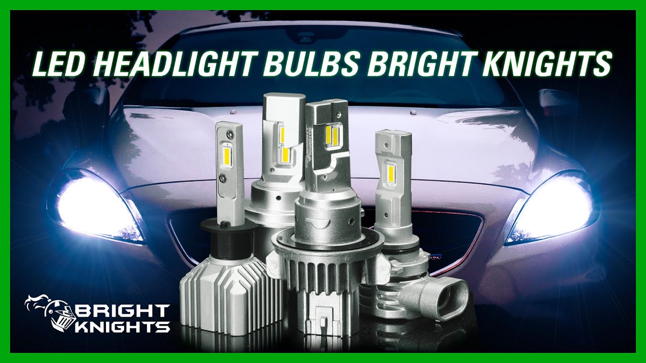 BK2 LED Headlight Bulbs by Bright Knights - See Clearly! - YouTube