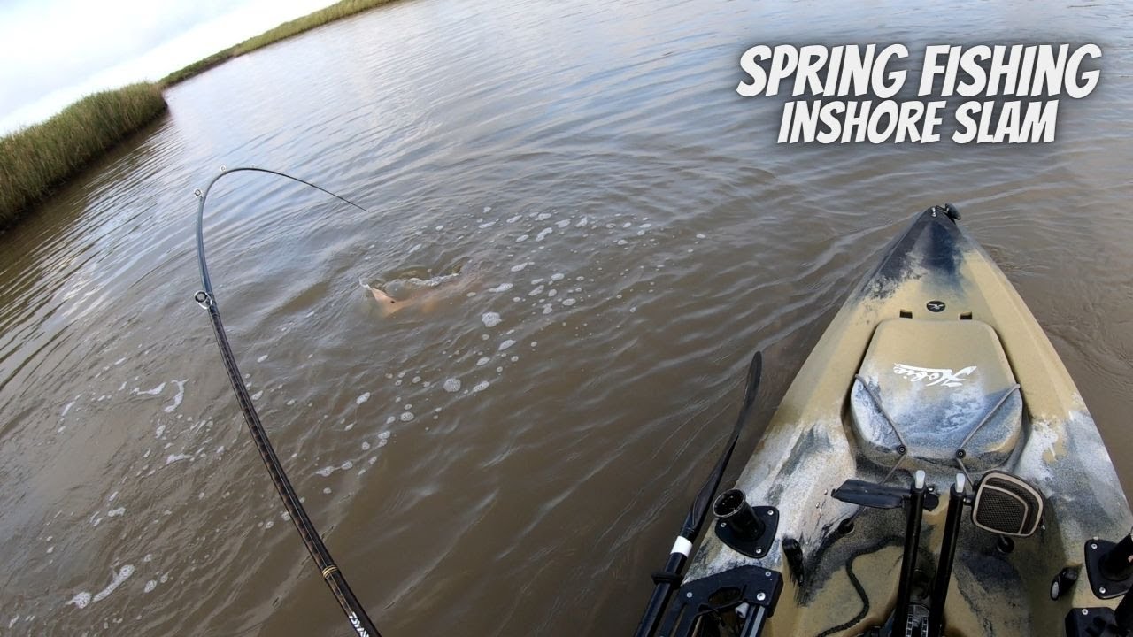 Spring Fishing Inshore Slam and Testing AM Fishing Lure - YouTube