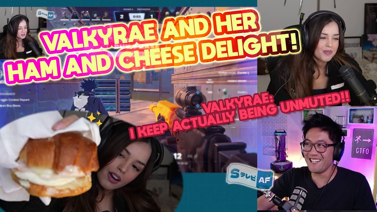 Mmm! Valkyrae's HAM AND CHEESE is SO GOOD that she's playing New ...