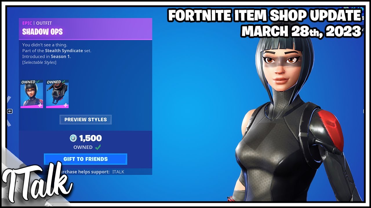 Fortnite Item Shop UPDATE TOMORROW YAY! [March 28th, 2023] (Fortnite ...
