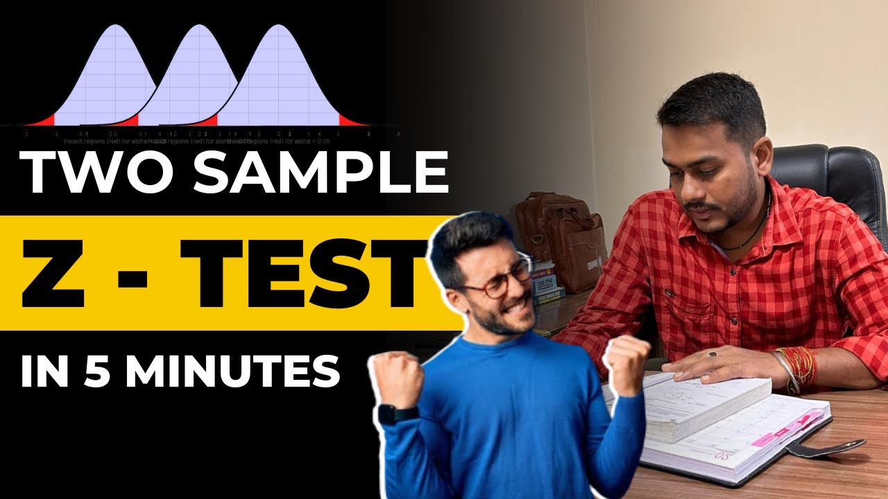 Two sample z test | explanation with example| - YouTube