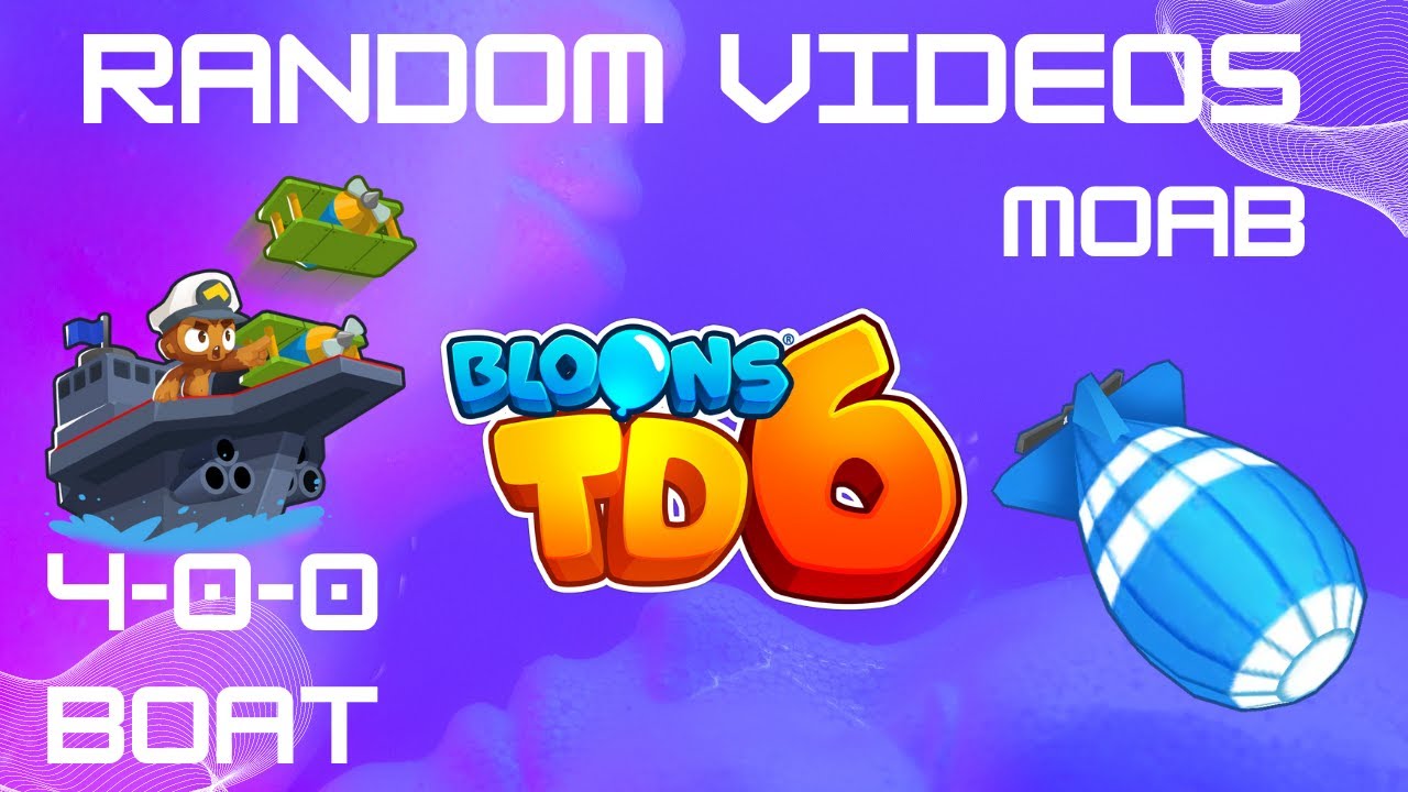 400 BOATS VS 100 MOAB | BTD6 | Bloons Tower Defence 6 - YouTube