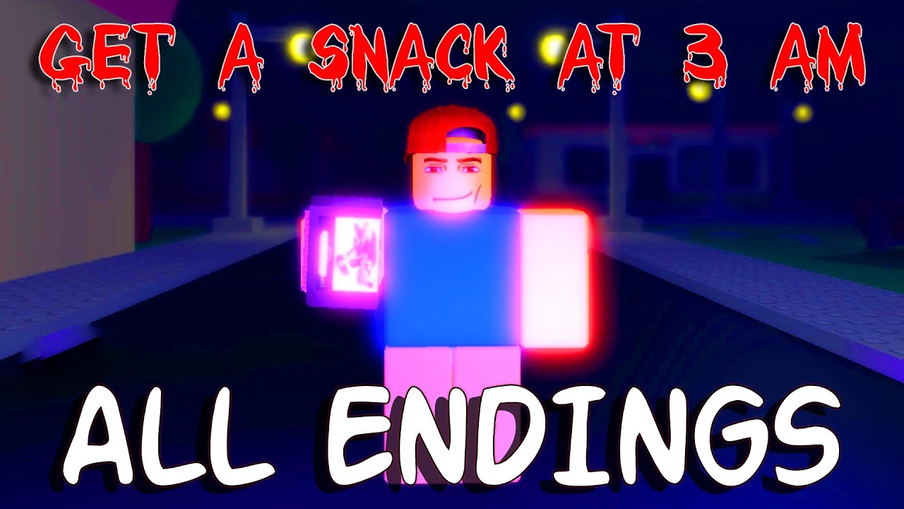 Get A Snack at 3 AM - All Badges - Full Gameplay [ROBLOX] - YouTube