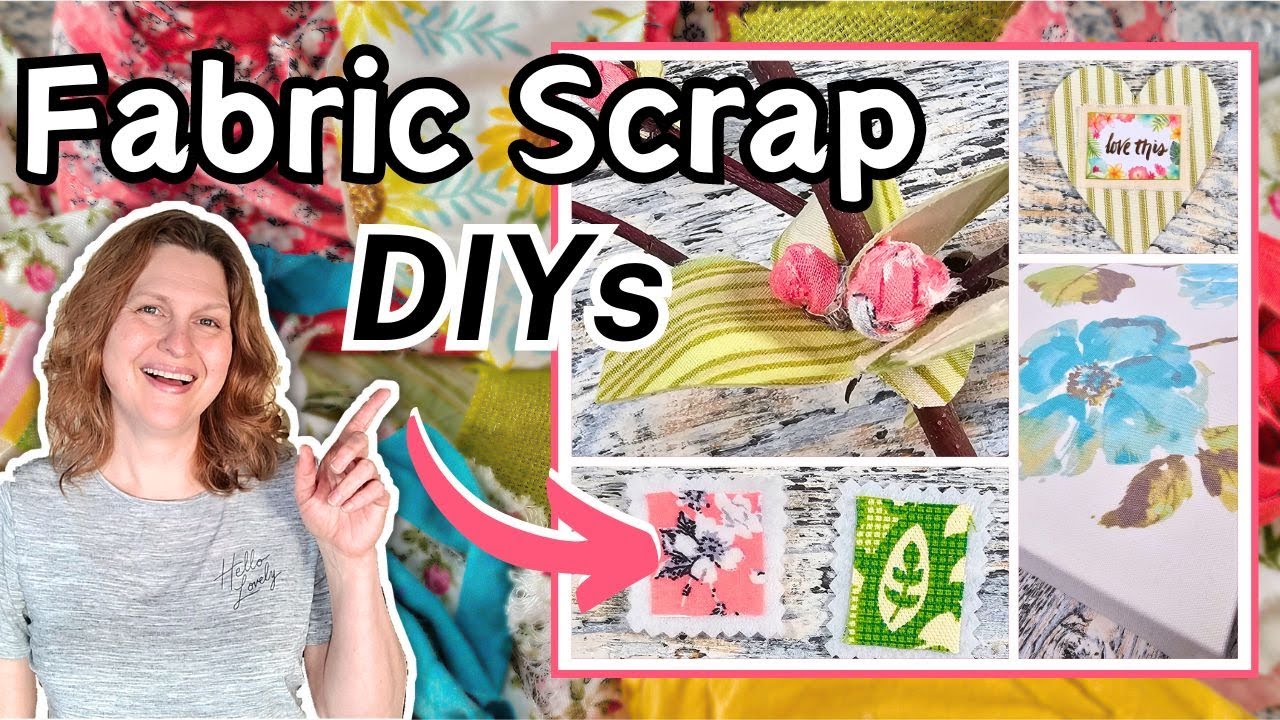 You Will LOVE These AMAZING Fabric Scrap DIYs - YouTube
