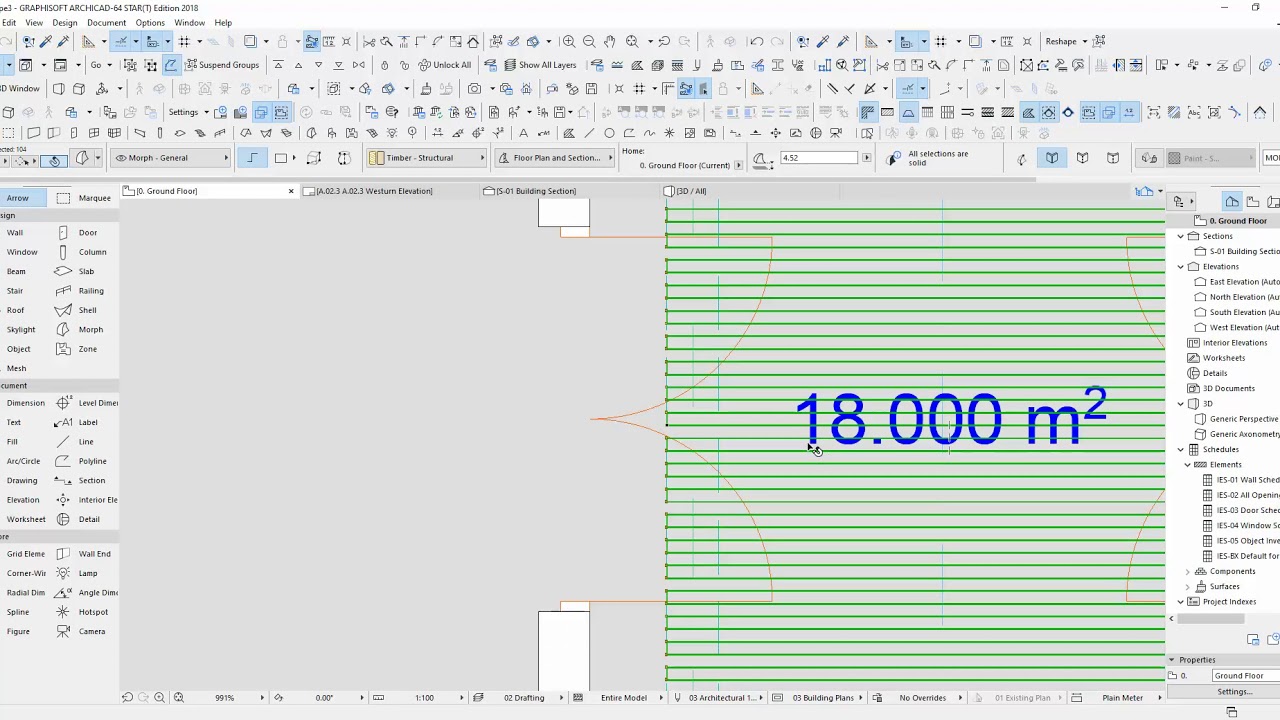 Fill Tool and Site Area - Archicad - YouTube