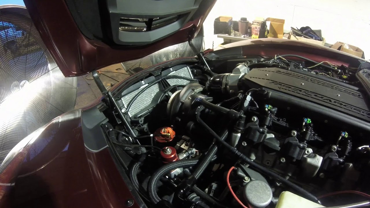 2017 C7 Z06 Holley F1X Procharger - YouTube