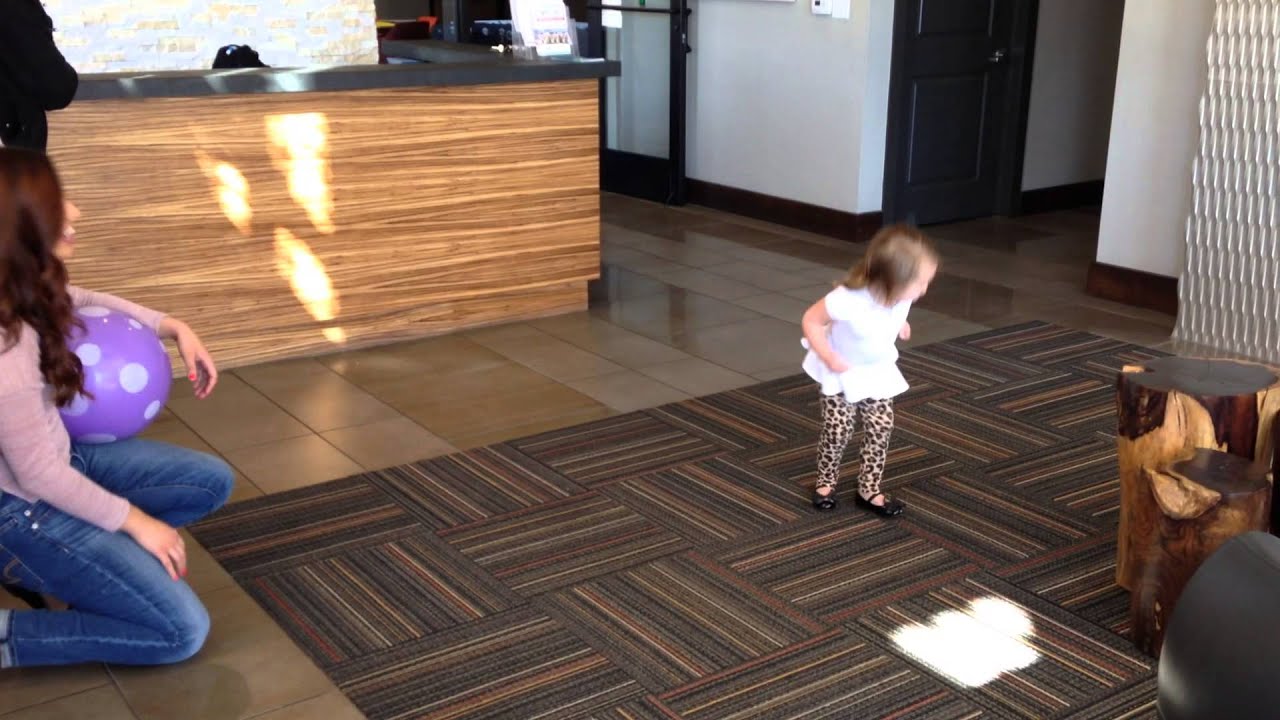 Novice level "Release and receive" exercise with a 2 yr. old child ...