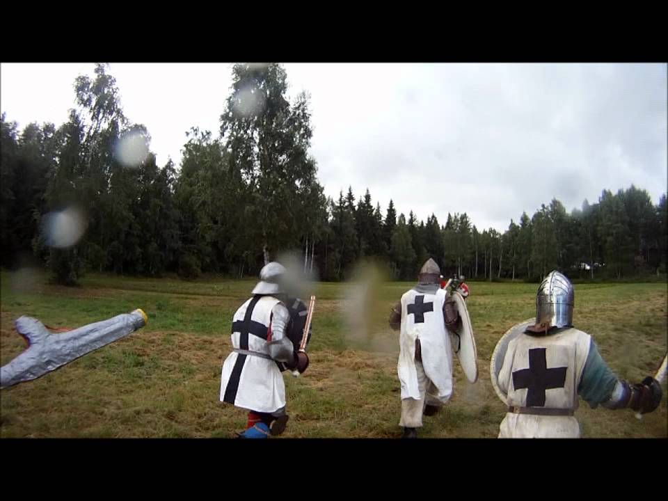 SCA combat archery Helmet cam from Cudgel wars 2011 - YouTube