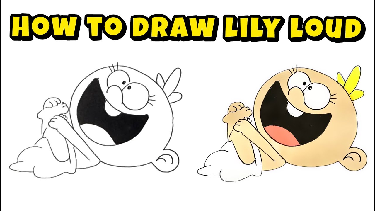 How to Draw Lily Loud – Colored Marker Drawing for All Skill Levels ...