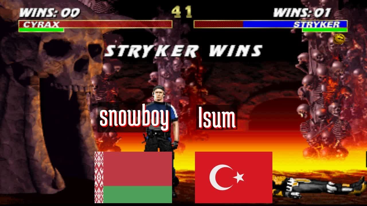FT10 @umk3: snowboy (BY) vs Isum (TR) [Ultimate Mortal Kombat 3 ...