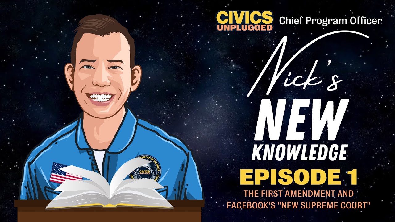 Nick's New Knowledge: EP 1 "The First Amendment and Facebook’s 'New ...