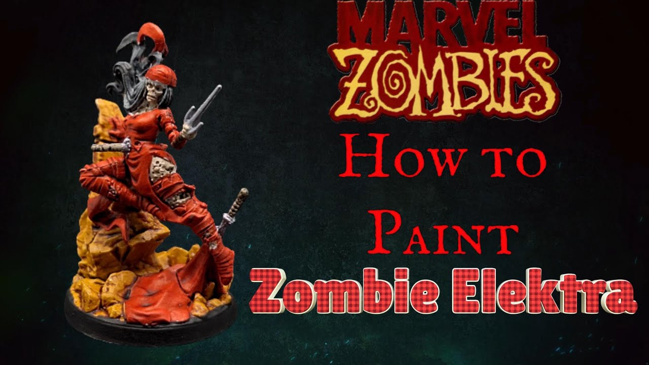 Boney Matter - A zombie flesh must have! Painting Zombie Elektra - YouTube