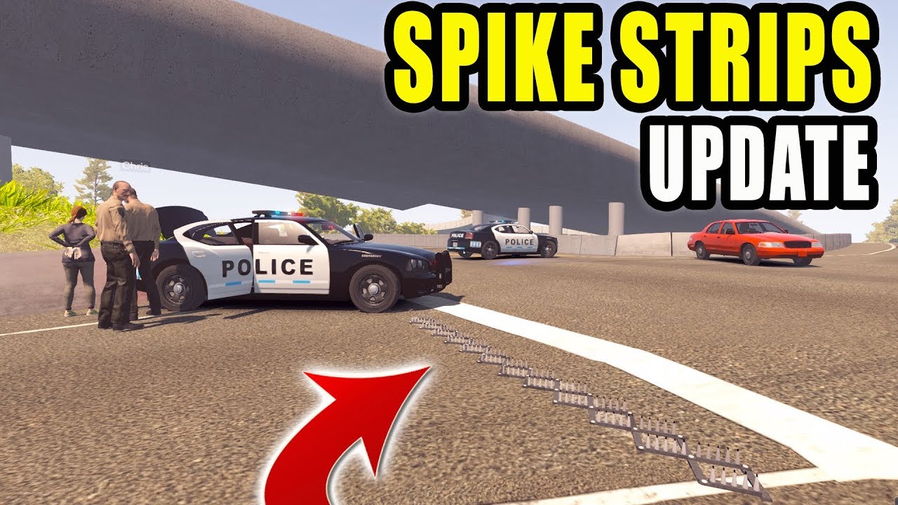 DEPLOYING SPIKE STRIPS ON AGGRESSIVE DRIVE | FLASHING LIGHTS - YouTube