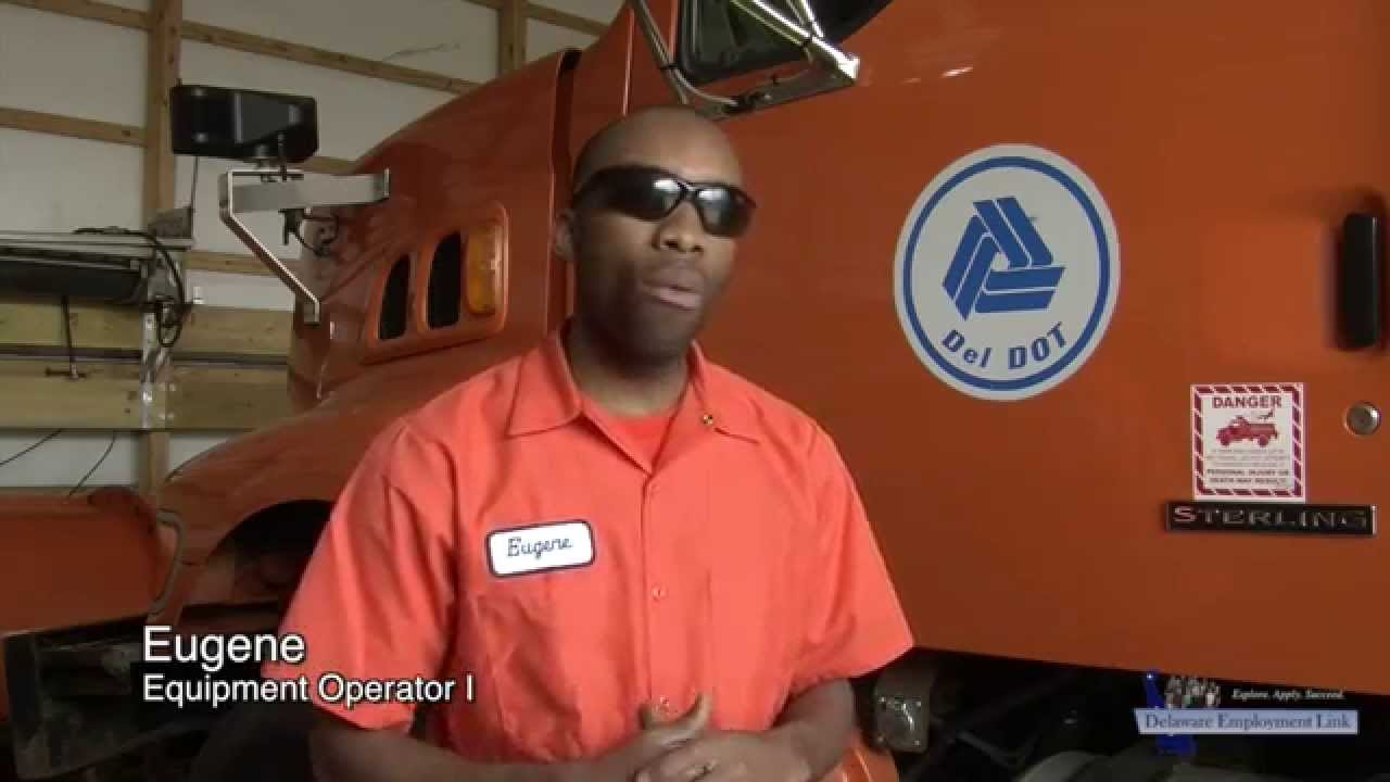 Meet Our People - Eugene, Equipment Operator I for DelDot - YouTube
