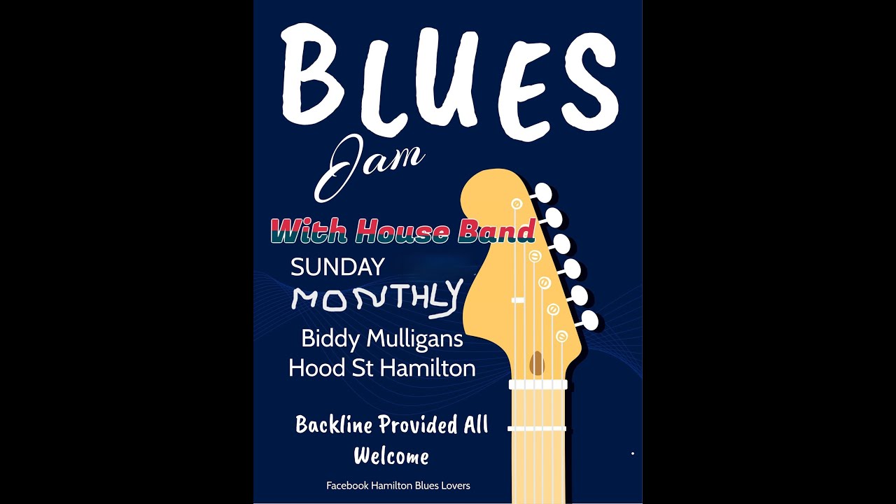 SUNDAY BLUES JAM | Featuring Sean Lurman, Mark Hill & Tony Bullen - YouTube