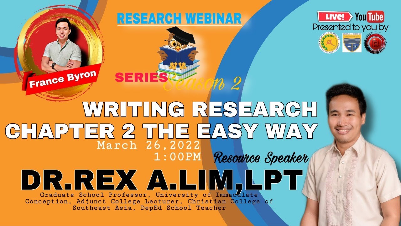 WRITING RESEARCH CHAPTER 2 THE EASY WAY - YouTube