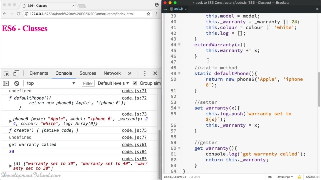 34. Class Inheritance – extends - super - Modern JavaScript ES6 - YouTube