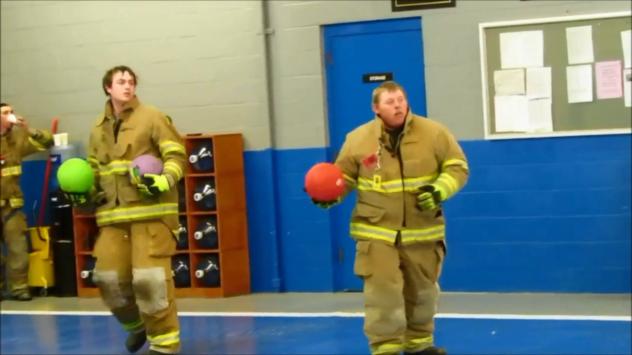 Firefighter Dodgeball - YouTube