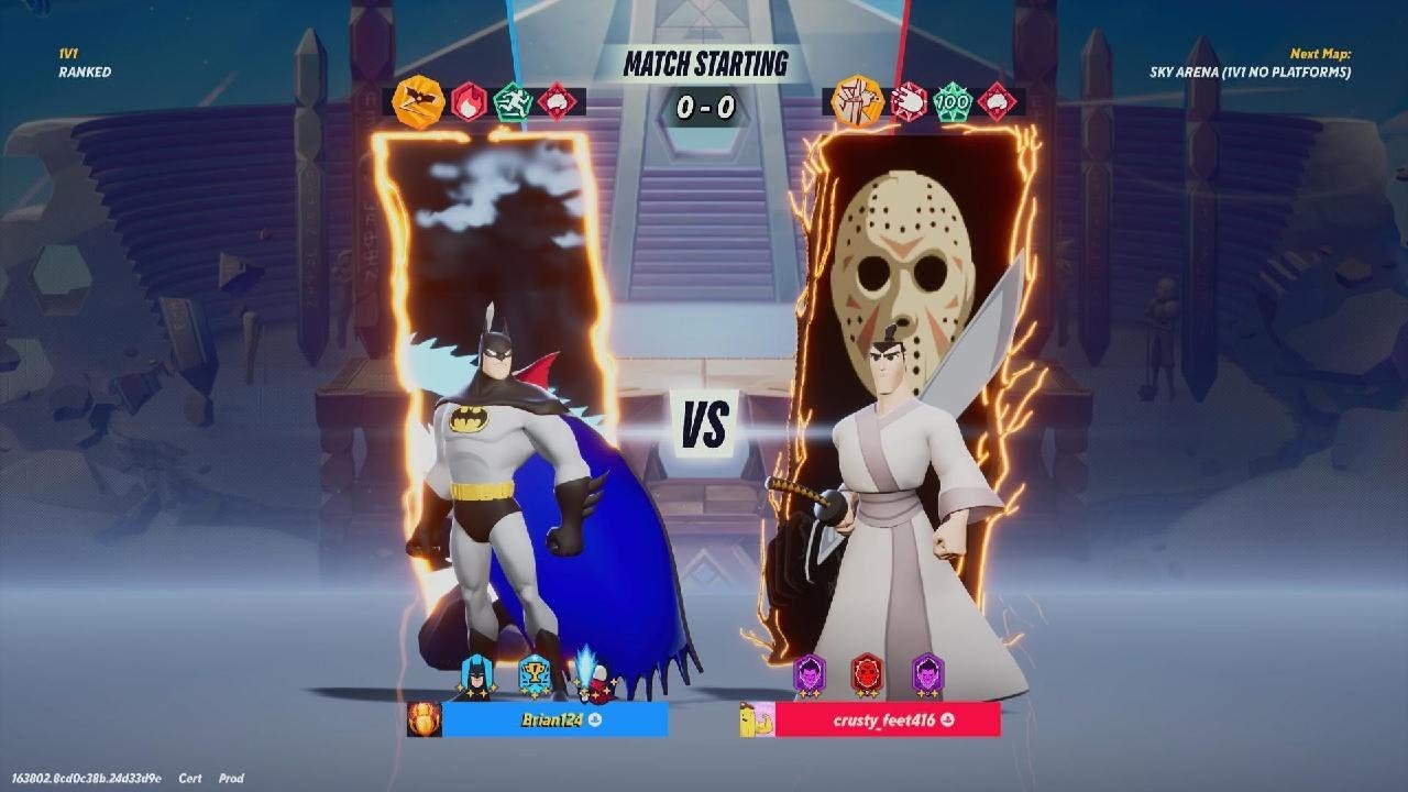 Batman vs Samurai Jack Ranked Battle! | MultiVersus - YouTube