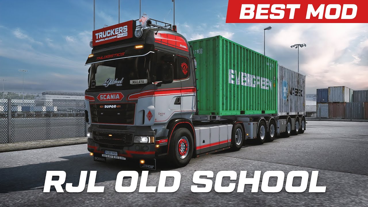 Busted.. Best Scania RJL Old School Mod 2022 - YouTube