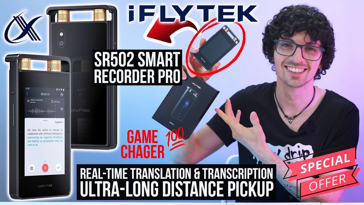 2024's Best Smart Recorder! iFLYTEK SR502 Review & Test (Real-Time ...