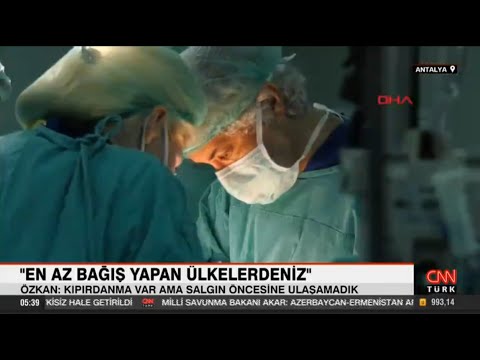 Dünyanın en çok nakil yapan ülkesiyiz ama bağış yapan ülkesi değiliz