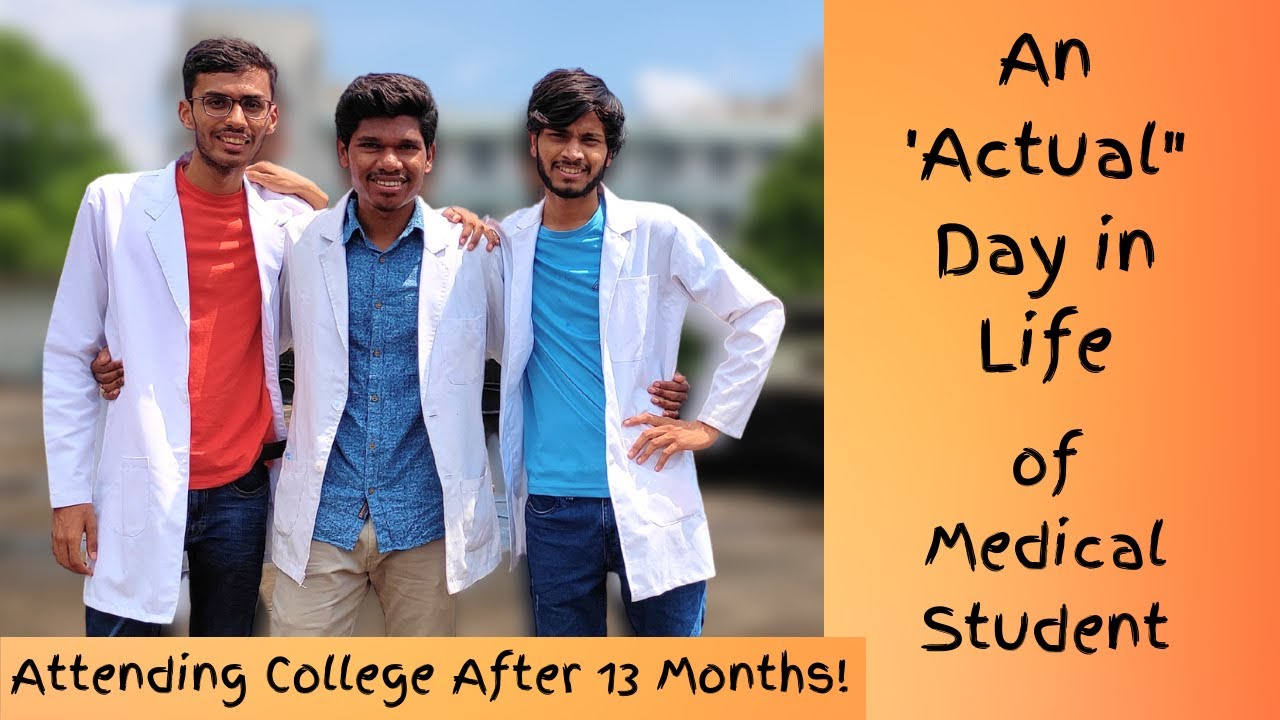 An "Actual" Day in Life of Medical Student! | College Reopened! - YouTube
