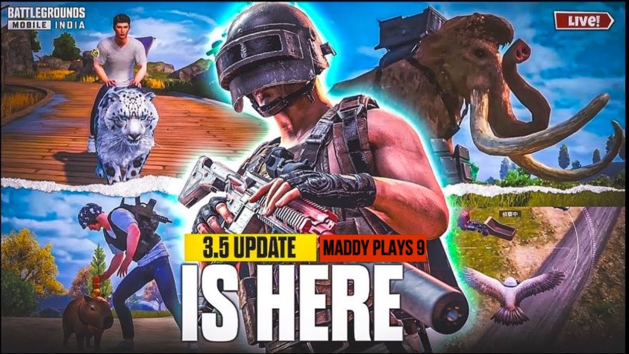 🔴 BGMI 3.5 UPDATE IS HERE | NEW UPDATE GAMEPLAY | ⁠DO SUPPORT GUYS ️ ...