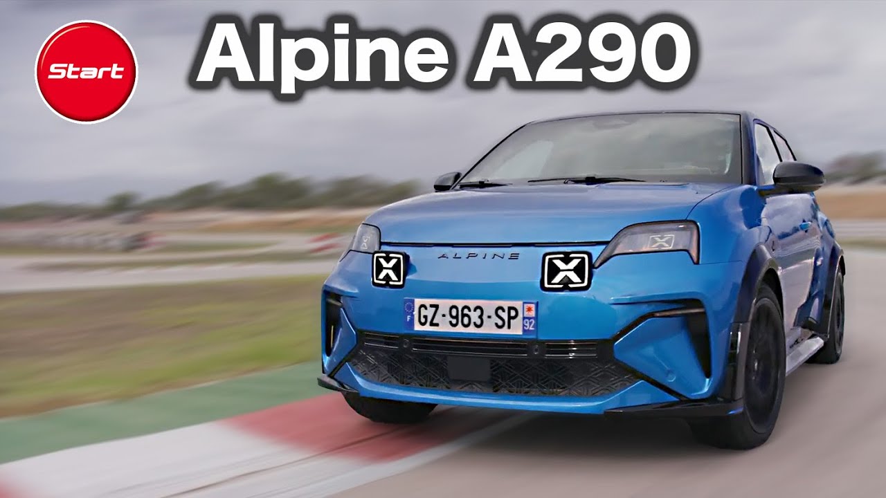 Alpine A290【新型・海外試乗】アルピーヌ初のBEVは期待を裏切らない - YouTube