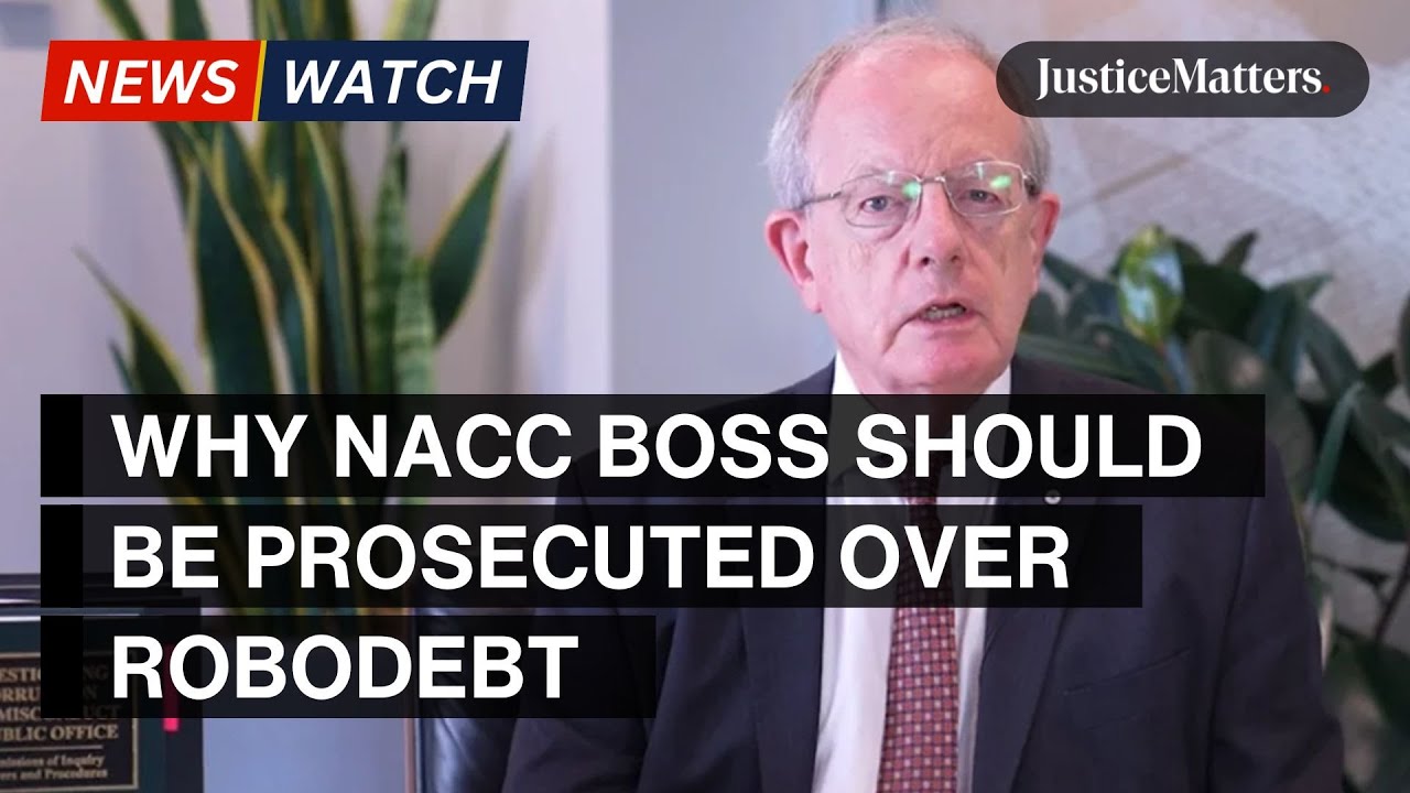 Why NACC boss should be prosecuted over Robodebt conflict. - YouTube