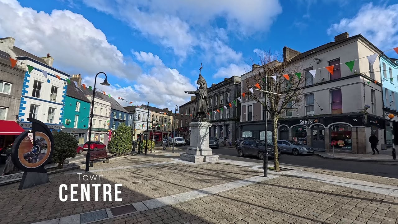 Enniscorthy, co. Wexford | Short Walk Around Picturesque Irish Town [4k ...