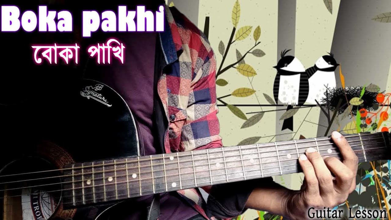 Boka pakhi||বোকা পাখি ||Guitar Lesson - YouTube