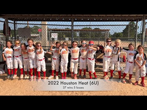 2022 Houston HEAT highlights (6U softball) - YouTube