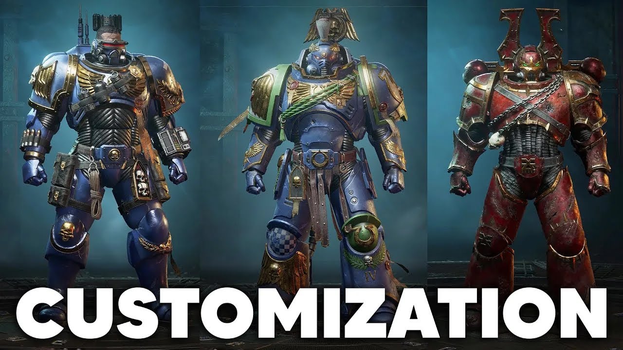 Warhammer 40K Space Marine 2 - ALL CUSTOMIZATION (Adeptus & Chaos ...