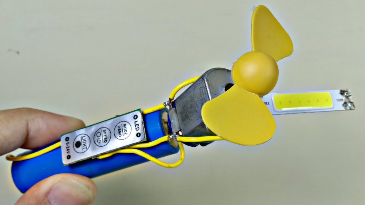HOW TO MAKE AN ELECTRONIC CIRCUITS, FAN AND FLASHLIGHT WITH DIGITAL ...
