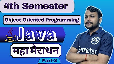 Object Oriented Programming Java | Polytechnic 4th Semester 2024 by Vikas Sir - YouTube