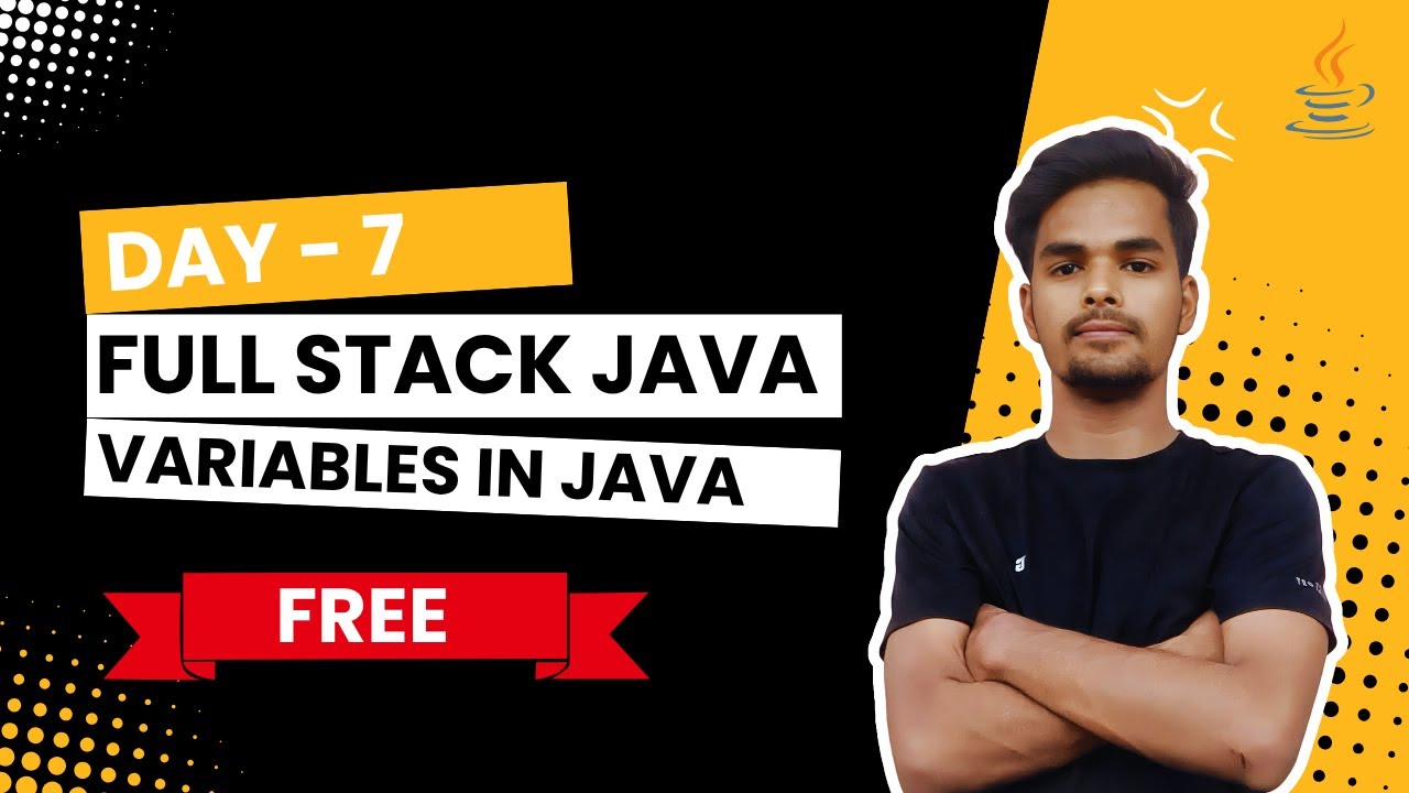 🔴 Full Stack Java Dev Live Class 7 Variables In Java Local Instance Static Explained Youtube