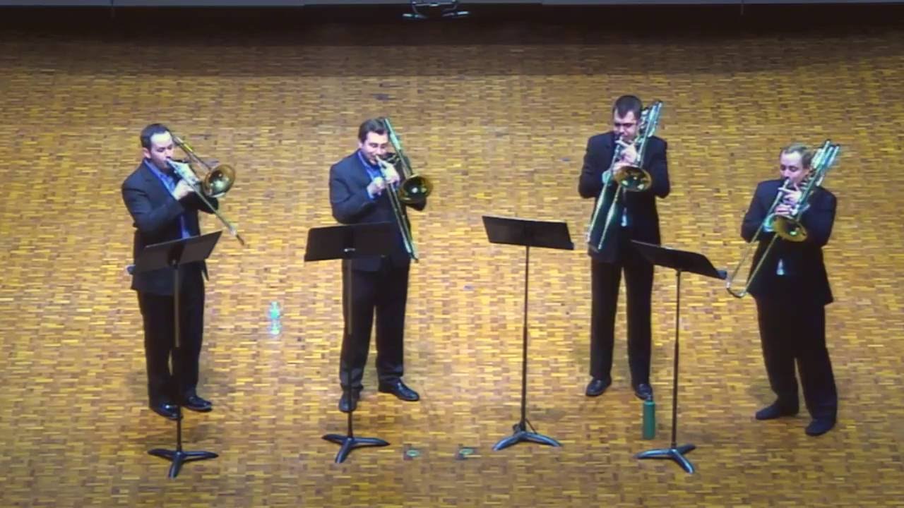 Canzon for Four Trombones; Samuel Scheidt - YouTube