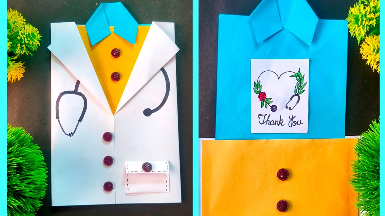 Doctor card making ️// easy greetings cards// handmade card ideas ...