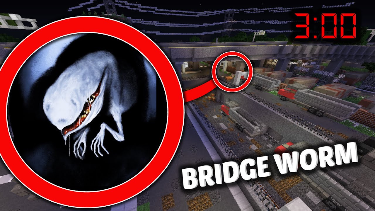 JE TROUVE BRIDGE WORM À 3H00 DU MATIN SUR MINECRAFT ! Il me piège ! 😨 ...