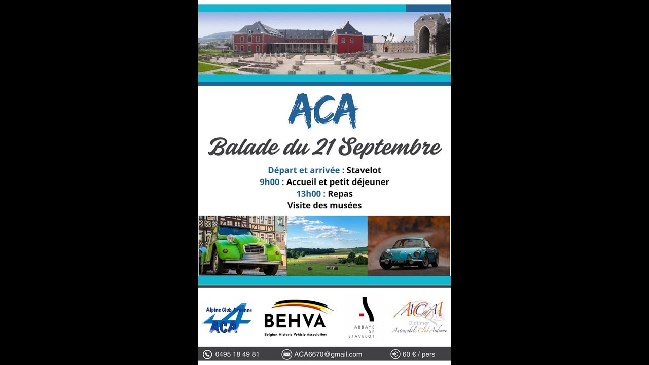 ACA BALADE SEPTEMBRE 2025 - YouTube