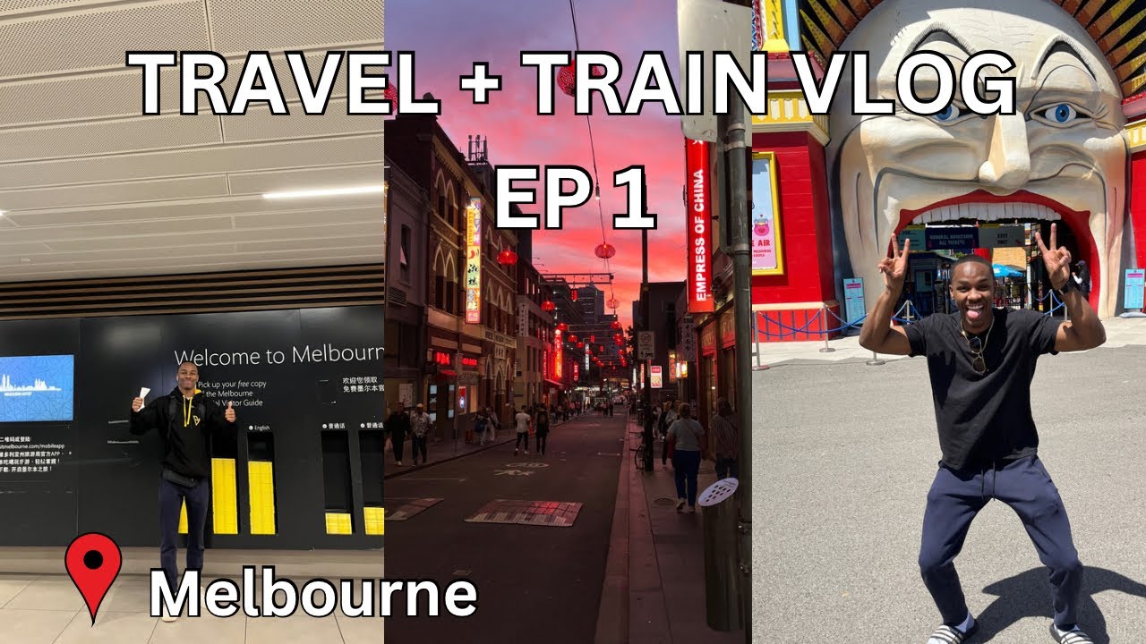 TRAVEL AND TRAIN VLOG EP 1 | FIRST WEEK IN MELBOURNE! - YouTube